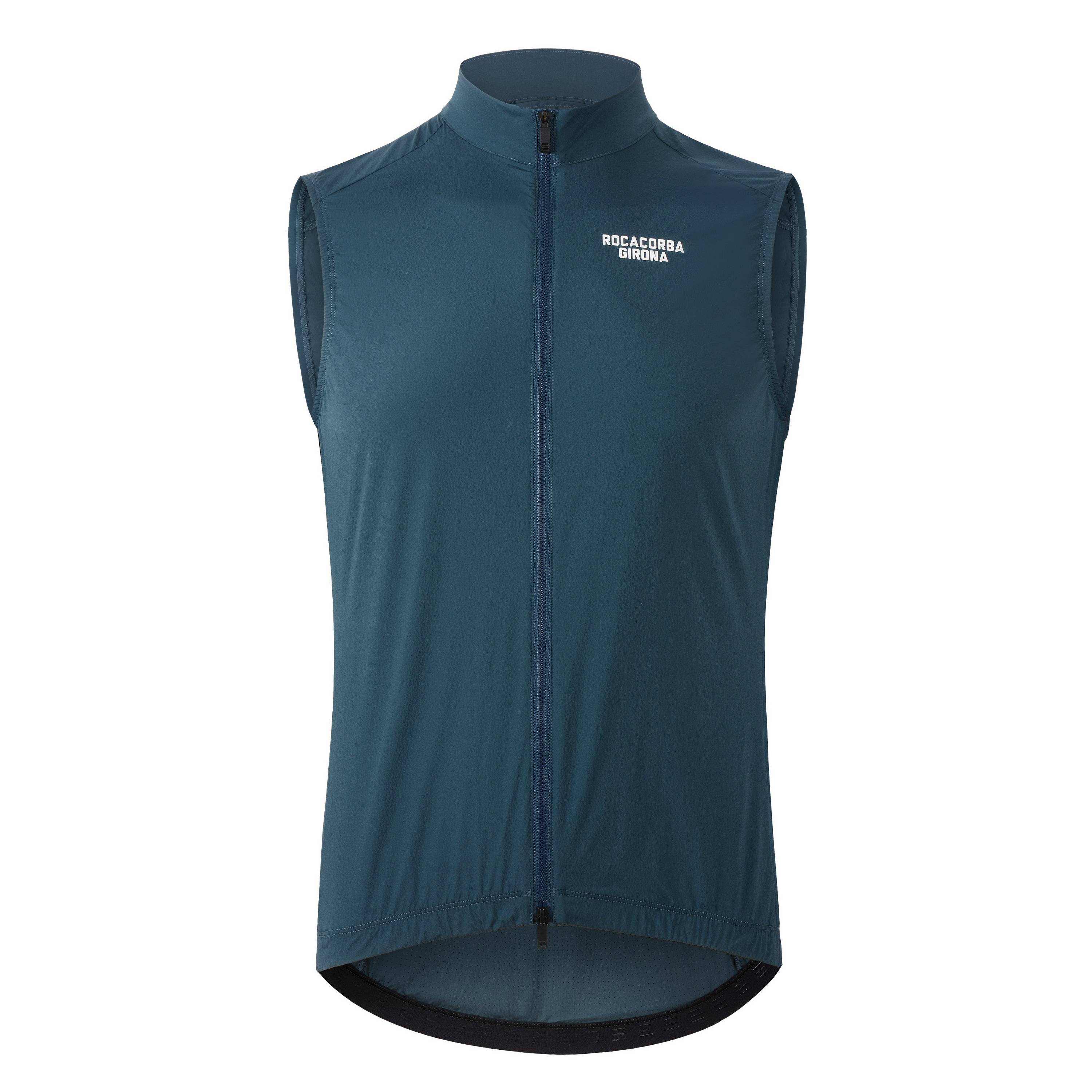 Tramuntana Lightweight Wind Vest Dark Blue - ROCACORBA CLOTHING GIRONA ...